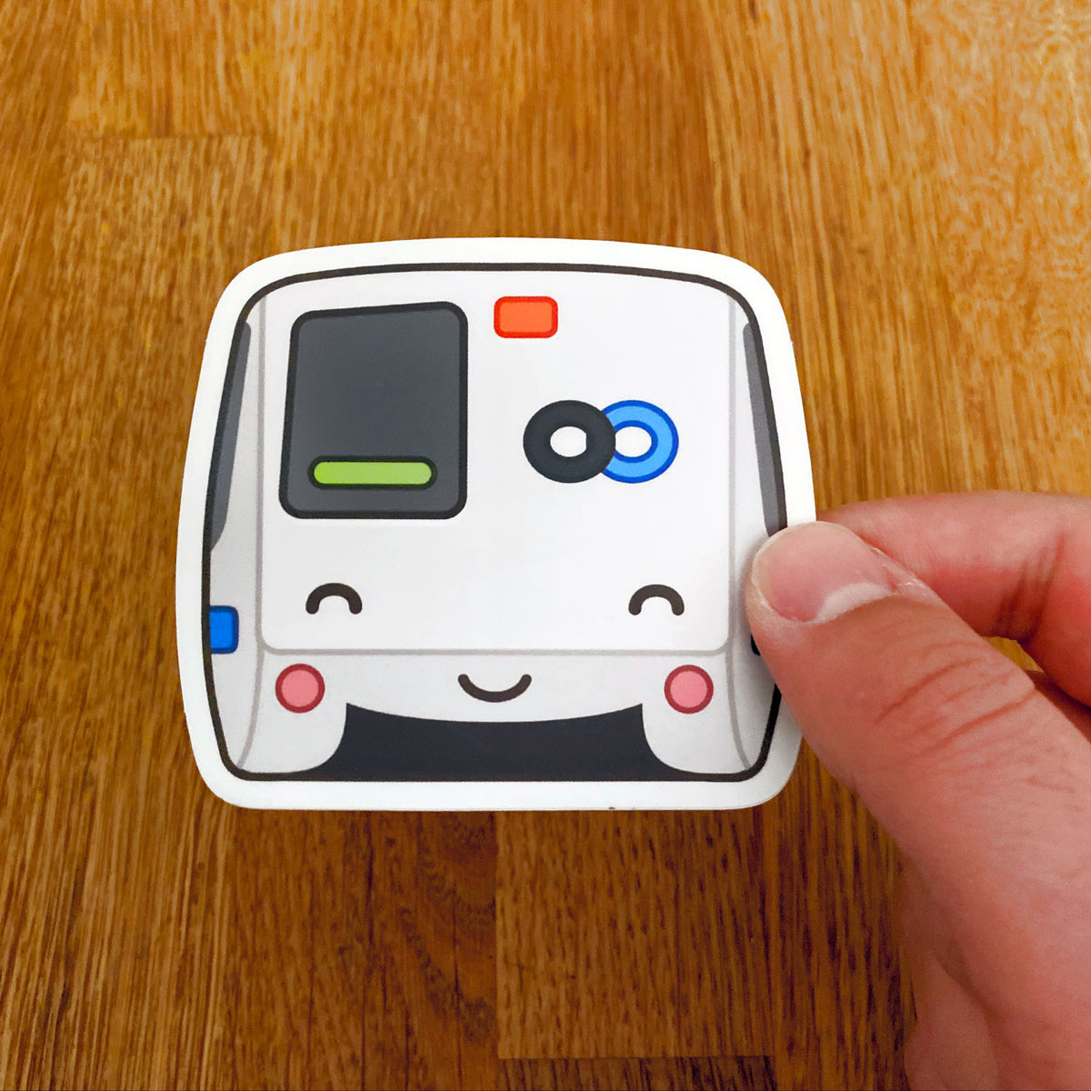 Jumbo Happy BART Sticker – Transit Supply