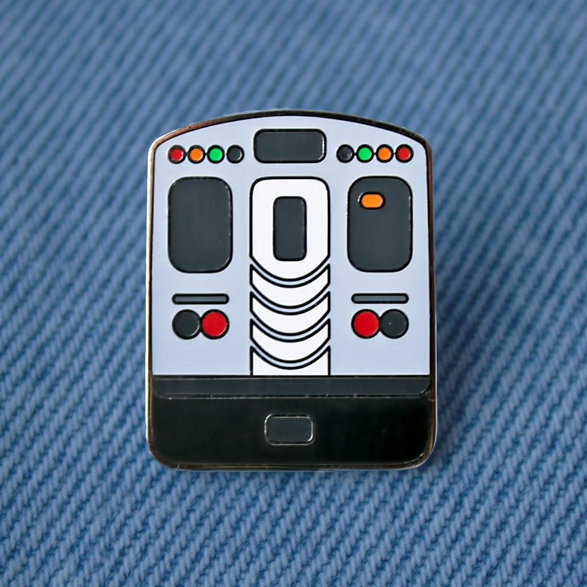 Chicago L Enamel Pin – Transit Supply